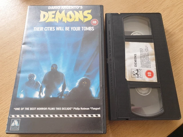 DEMONS & VHS Video, by Dario Argento 1985 (cert: 18). £18.50 - PicClick UK